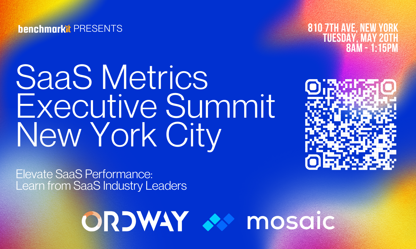 Saas Metrics Executive Summit New York City Benchmarkit